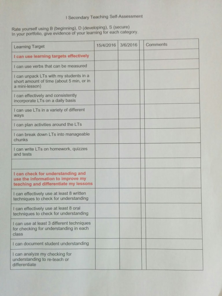 Individualized Professional Development - The Teaching Experiment
