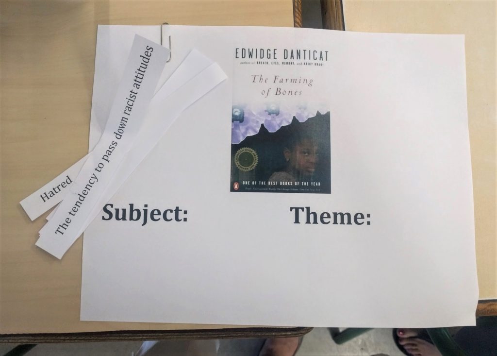 Exploring Theme – Teamwork in Action - The Teaching Experiment